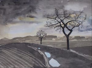 Am Hockstein — Frank Behrens Aquarelle