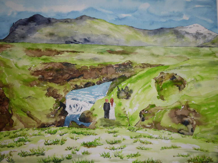 Island — Frank Behrens Aquarelle