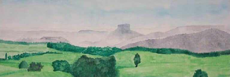 Morgennebel — Frank Behrens Aquarelle